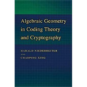 Algebraic Geometry in Coding Theory and Cryptography - relié - Achat Livre | fnac